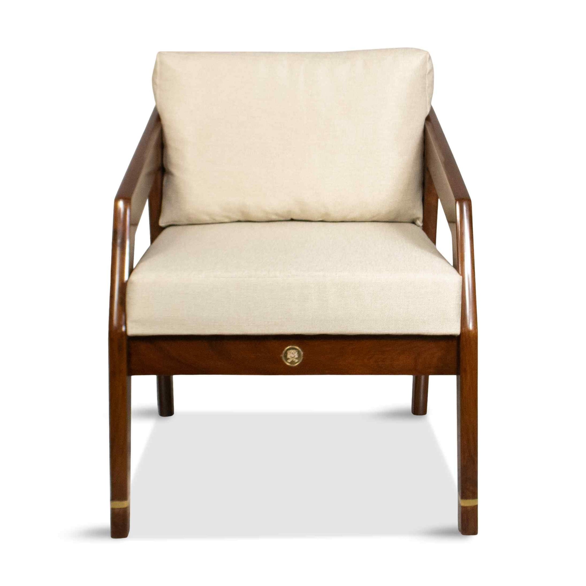 CORVI - Handmade Solid Wood Accent Chair - Set of 2